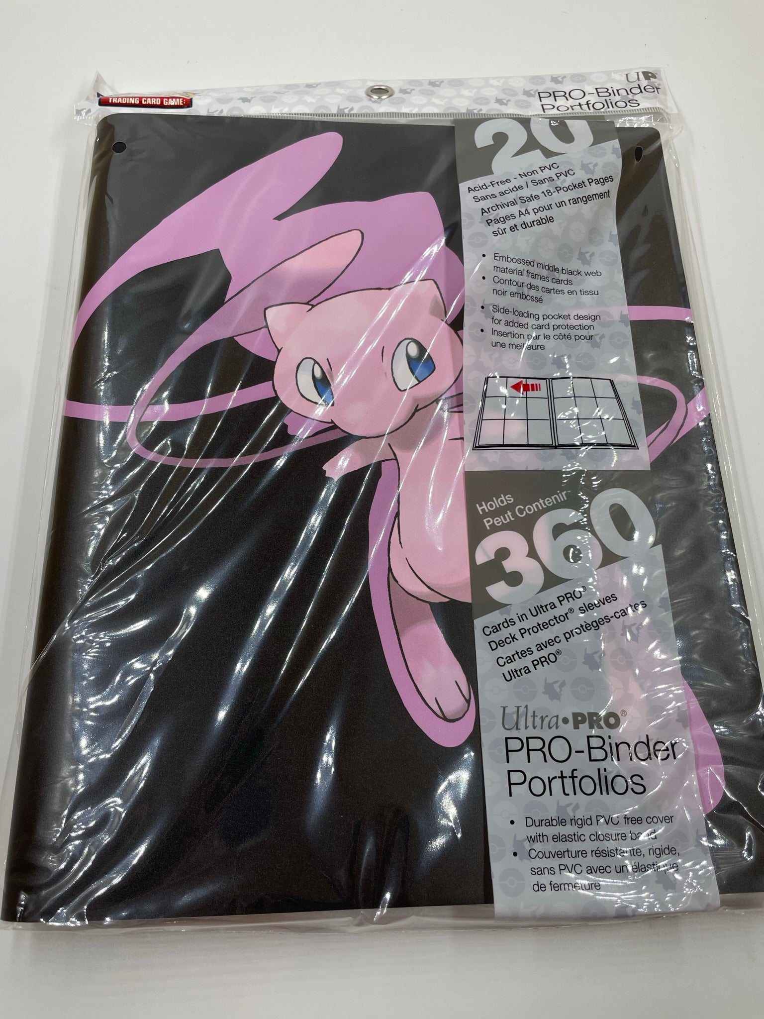 Pokemon - hochwertiger Ultra Pro Binder Mew 9 Pocket für 360 Karten of ...